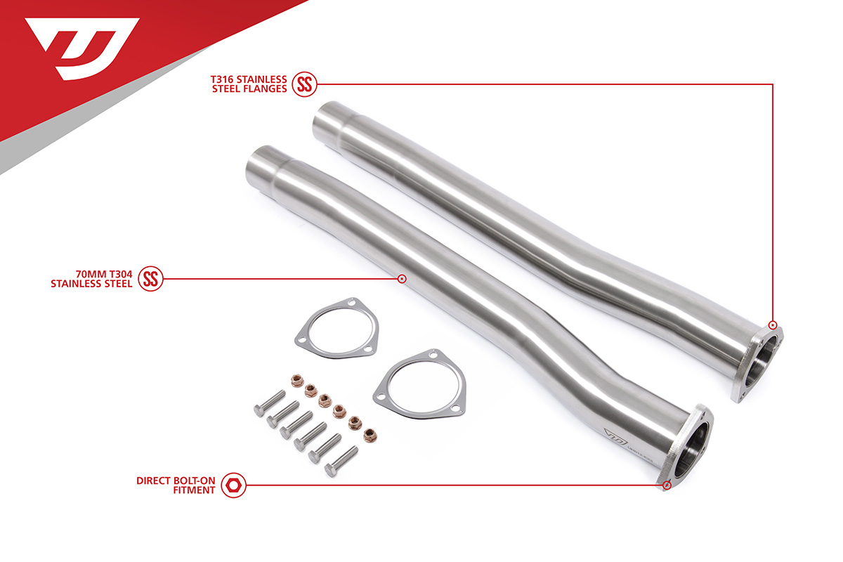 Unitronic Midpipes for 8Y RS3, 8V.2 RS3 and 8S TTRS (UH034-EXA) | TTE ...
